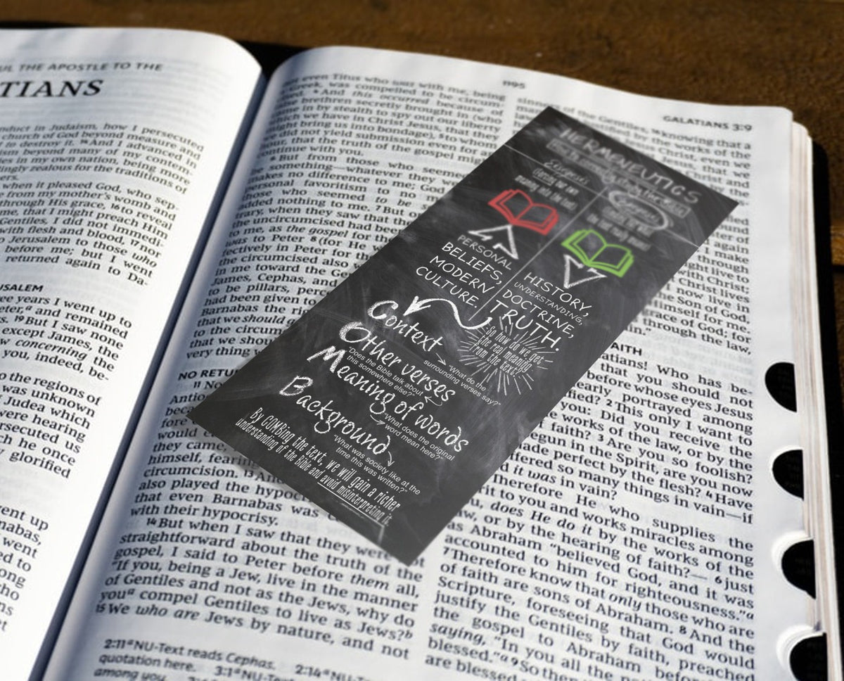 The Bible Study Bookmark (2-in-1) How to study the Bible & book checkl ...